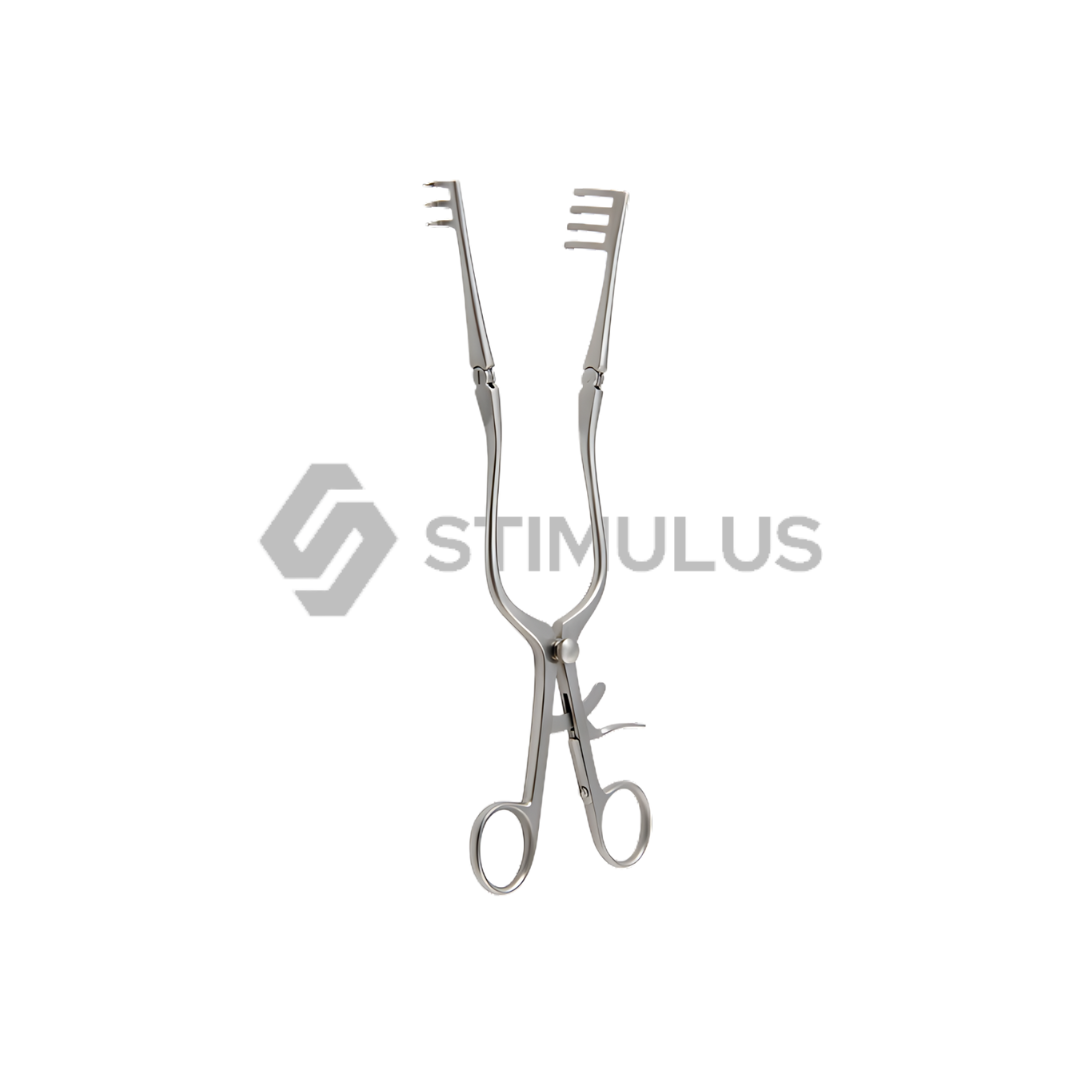 Cone Laminectomy Retractor 3 Into 4 Teeth With Hinged Arms - Stimulus ...